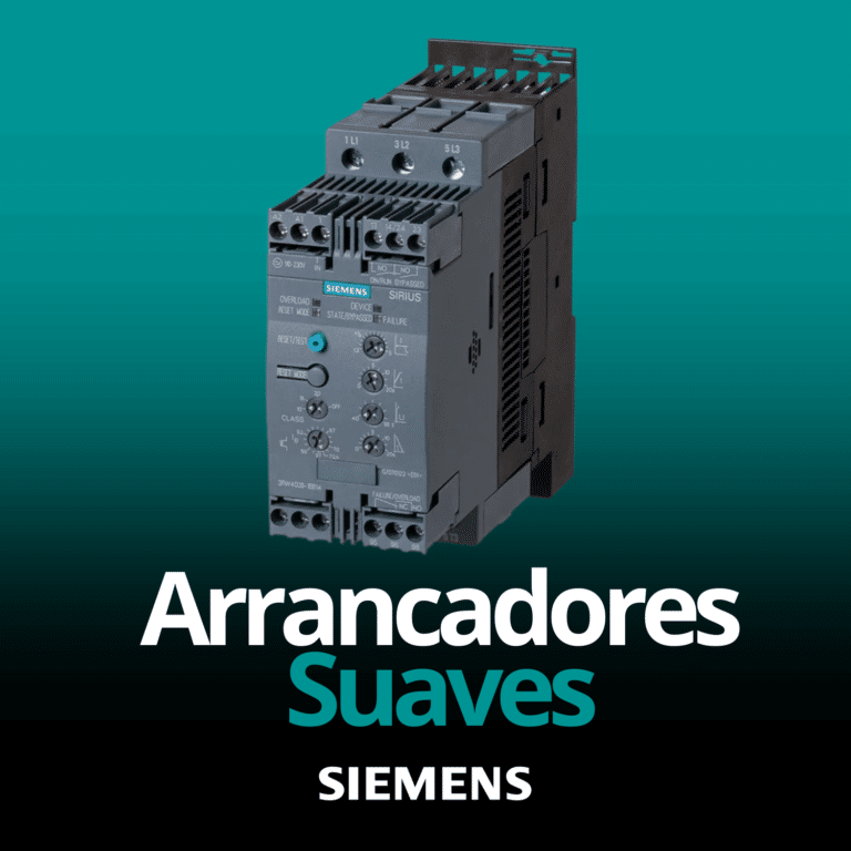 Arrancadores Suaves Siemens para Motores Industriales